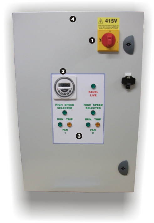 Smoke Extract Control Panel | HVAC | Ventilation Control Panel | Sarum